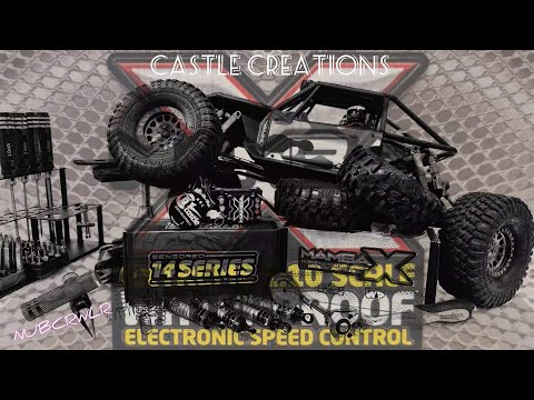Axial Capra installed Castle Creations Mamba X, (Ft.Westernman) Gmade GS01 Sawback.