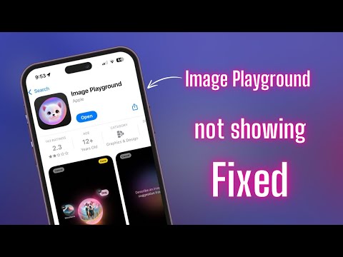 Image Playground not showing iPhone - How to Get Image Playground app in any iPhone