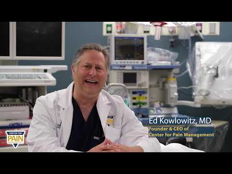 Meet Dr. Edward Kowlowitz - CEO and Interventional Pain Physician at Center for Pain Management