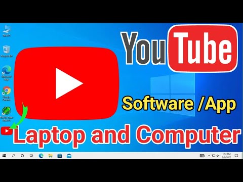 How to install youtube software on your laptop and computer windows 7/10/11.youtube app on desktop.