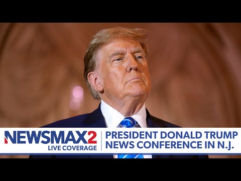 LIVE: President Donald Trump News Conference in New Jersey | NEWSMAX2