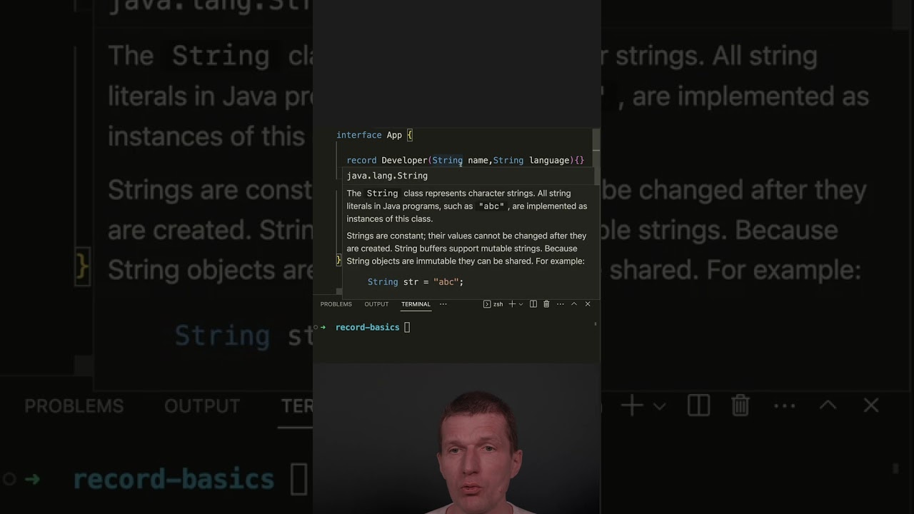 What is a Java Record? #java #shorts