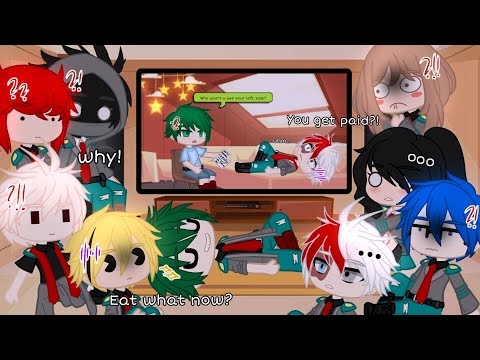 Class 1A reacts to “ Deku being Todoroki's Therapist ” || BNHA/MHA || Requested || 🥀 Gacha Club 🥀