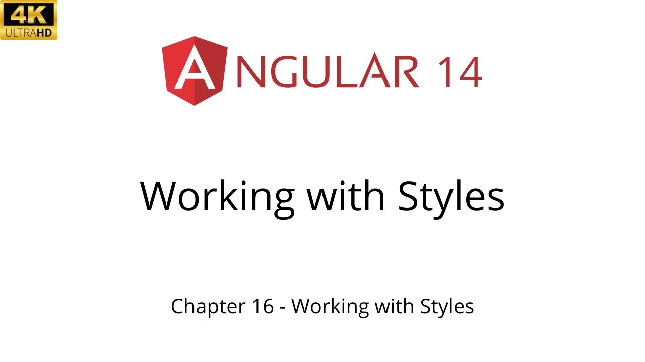 Ch 16 - Style in Angular 14 | Global Style | Inline Style