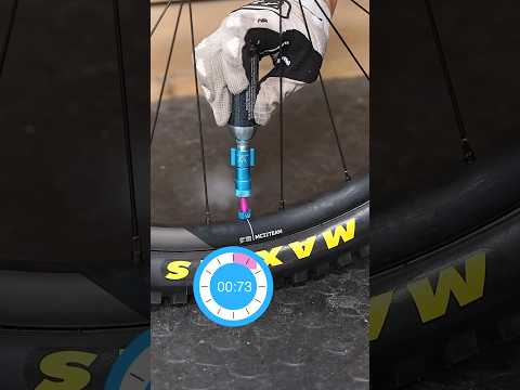 FASTEST TYRE PUMP!! 🔥 #bike