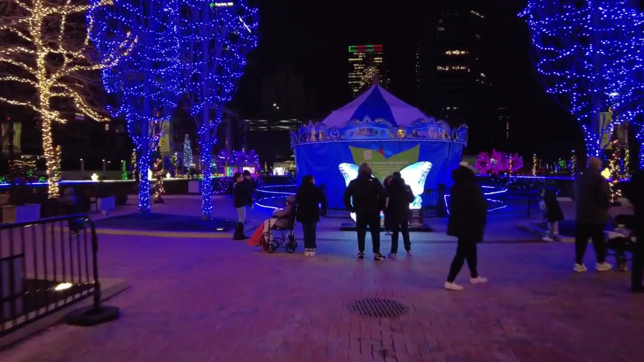 2025 Wanderlights at Columbus Commons- Walking Video Tour