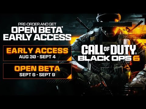 Black Ops 6 BETA Dates