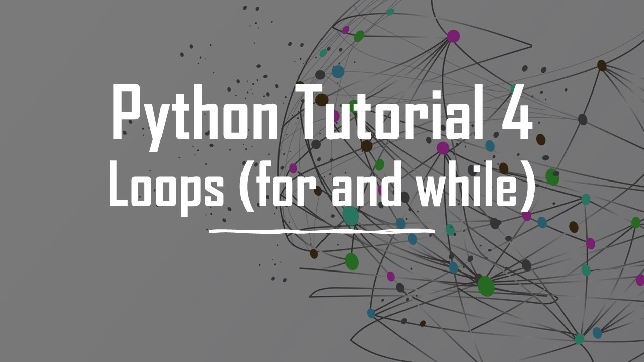 Python Tutorial 4  - Loops (Computational Physics for Absolute Beginners)