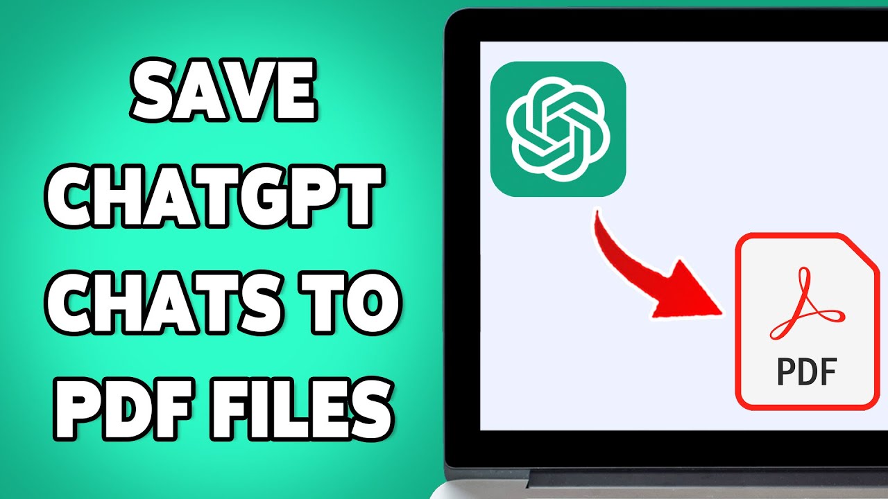How To Save Chat GPT Conversation As PDF 2025 | Convert Chats Into PDF Files