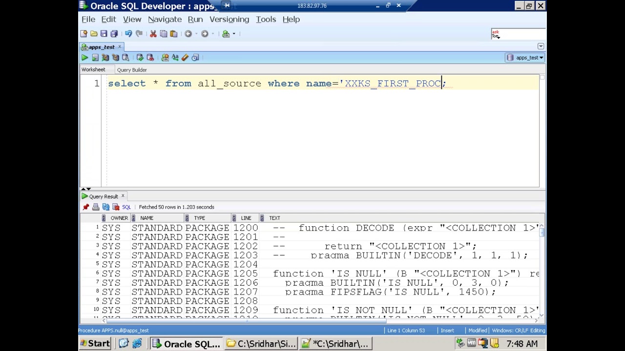 Oracle PL/SQL On Procedure/Function  - Difference