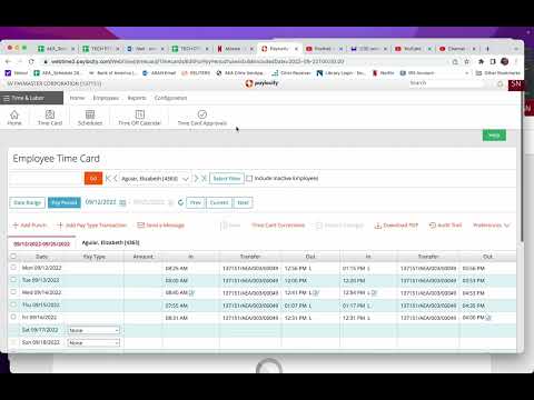 Paylocity approving payroll