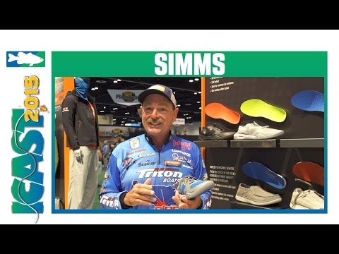 Simms Footwear with Elite Series Pro Shaw Grigsby | ICAST 2015