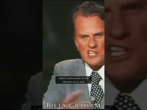God hates pride. #shorts #billygraham #joy