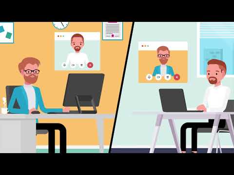 2D Character Animation Explainer Video for Remote Office by Webdew- #WebdewVideoPortfolio