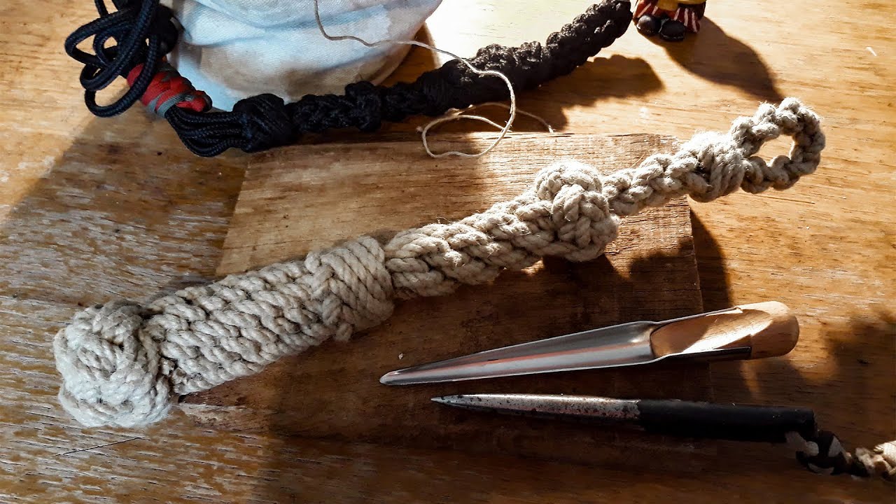 Traditional bell rope tying
