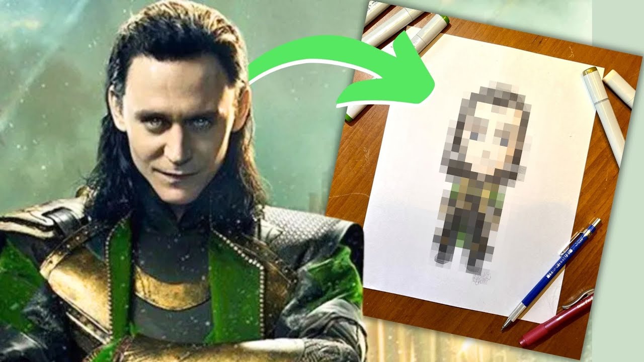 Drawing Chibi Loki (Time Lapse / Speedrun)