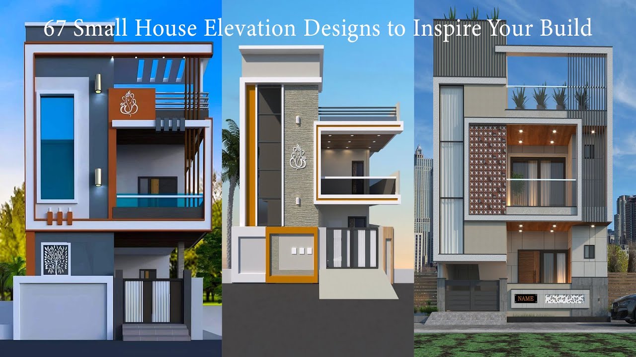 67 Small House Elevation Designs to Inspire Your Build/advance designer/#trending #home