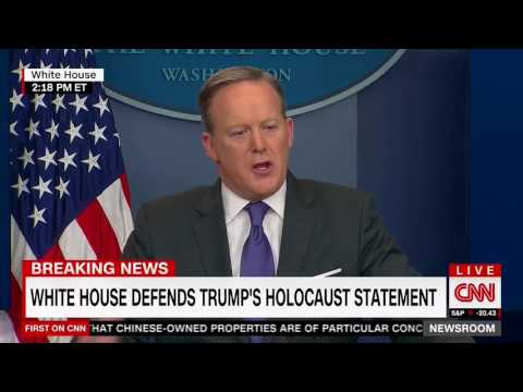 ‘It is Pathetic: Sean Criticizes Suggestion Trump Deliberately Omitted Jews From Holocaust Statement