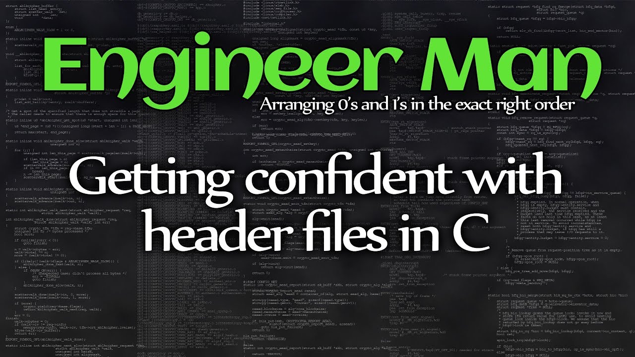Getting confident with header files in C