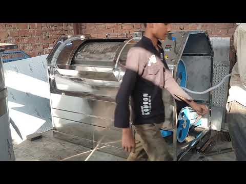 New Delhi engineering works 50kg commercial washing machine video