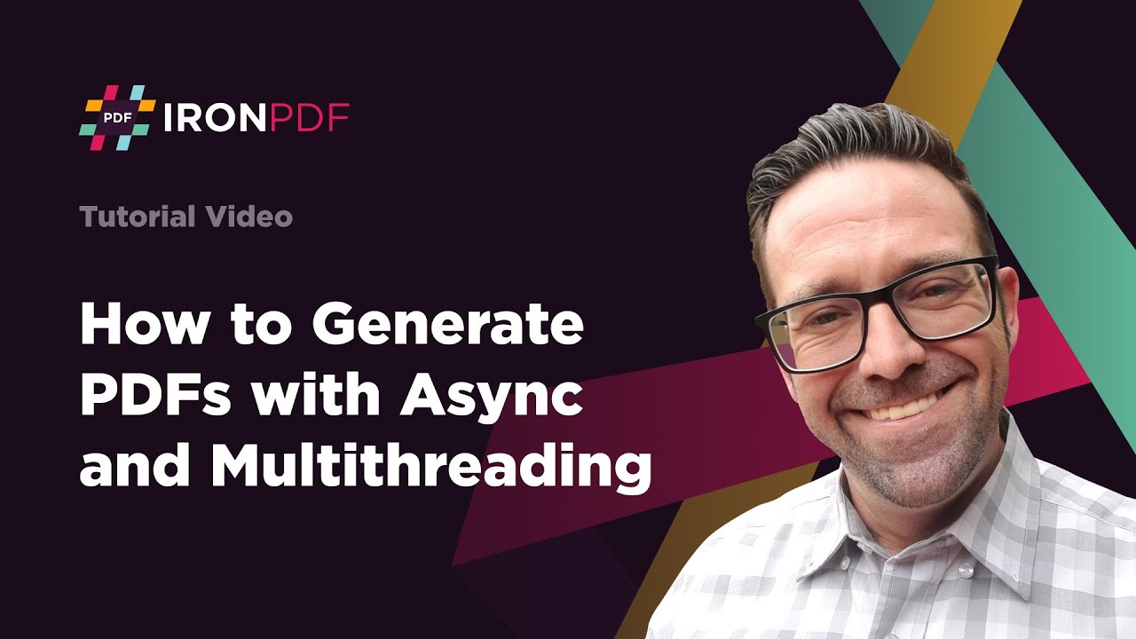 How to Generate PDFs with Async and Multithreading | IronPDF