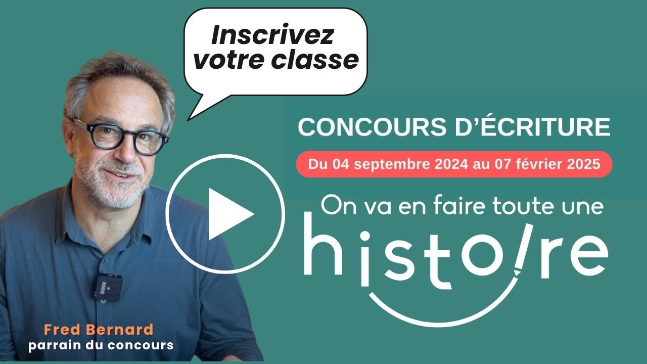 Fred Bernard parrain du concours d'écriture 