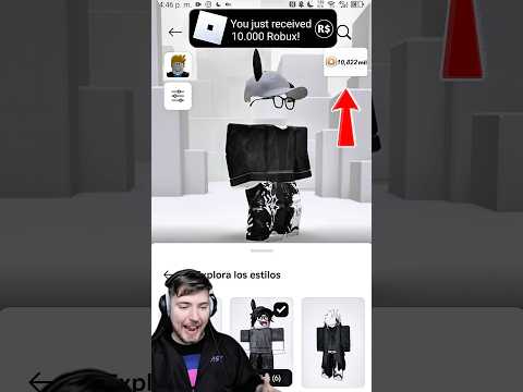 MR BEAST TEACHES ME HOW TO GET FREE ROBUX 🎁 #roblox #robloxedit #robuxgratis #fyp
