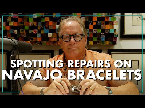 Identifying Repairs on Vintage Navajo Bracelets | With Dr. Mark Sublette