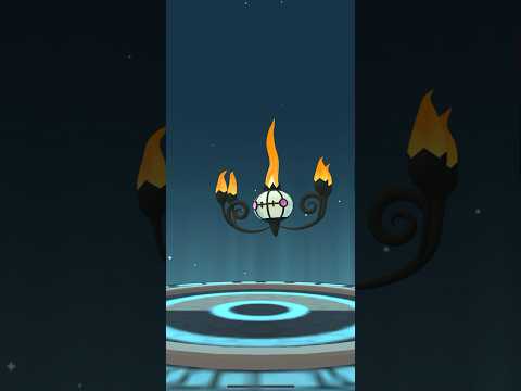 [Pokemon GO] Full Evolution Line of Shiny Litwick into Shiny Chandelure! #chandelure #litwick