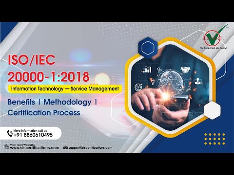 ISO /IEC 20000-1:2018 Certification - Information Technology — Service Management