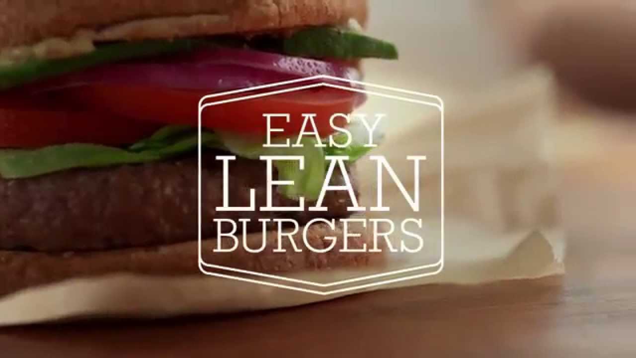 Easy Lean Beef Burgers