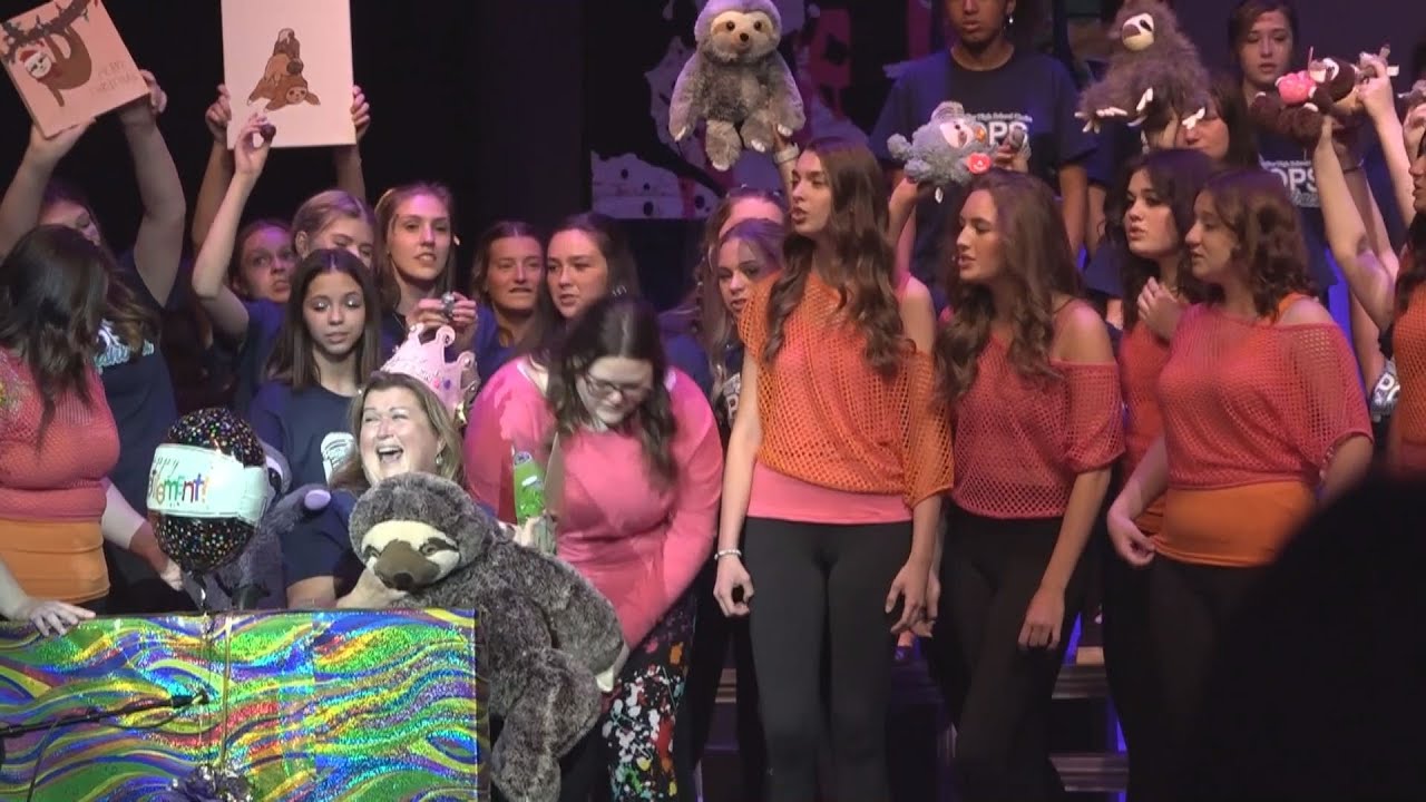 Mrs. Schlaff celebrates her years at Reeths-Puffer HS Choirs