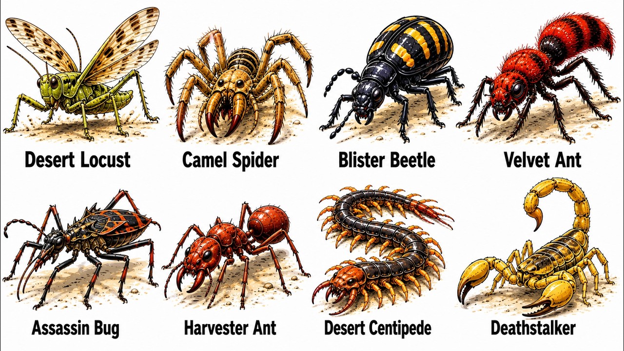 Every DEADLY Desert Insect Explained