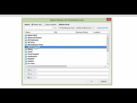 How to modify Office 365 distribution list from outlook