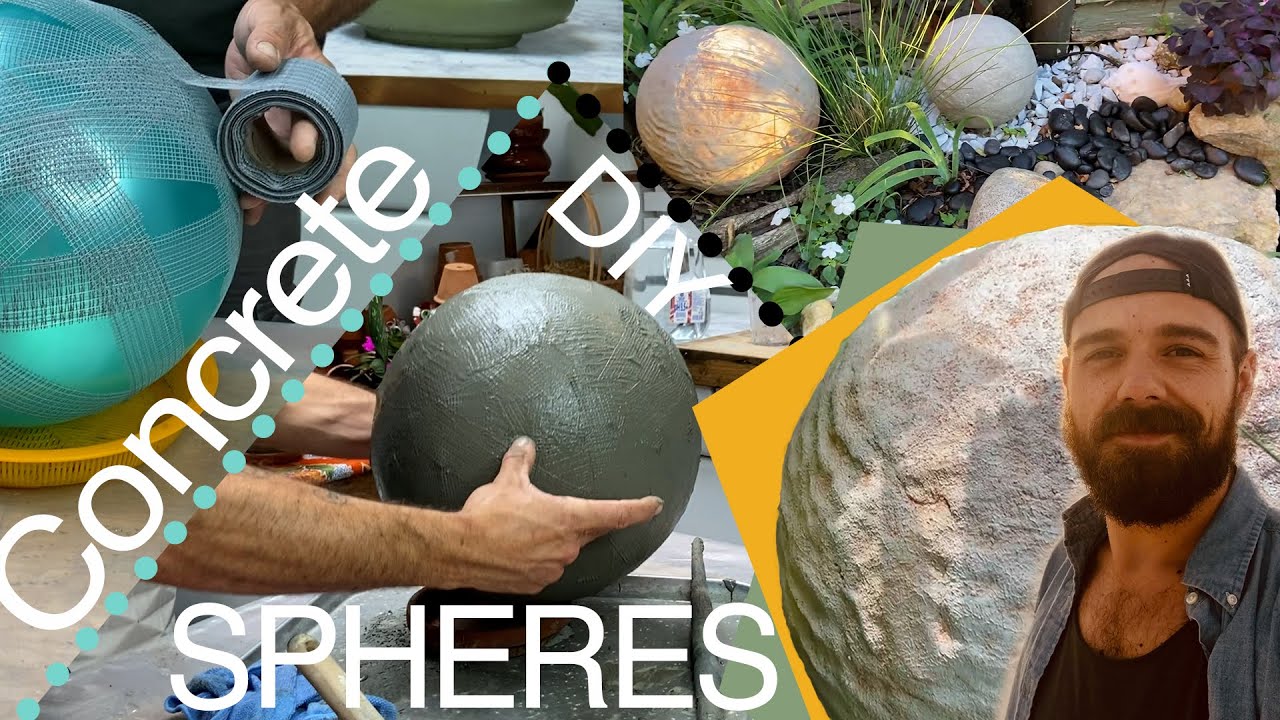 Concrete Sphere Tutorial | GARDEN | DECOR | DIY