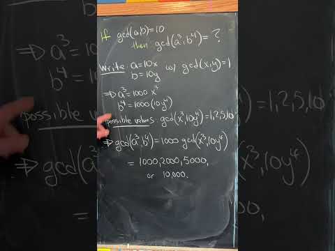 gcd(a^3,b^4)