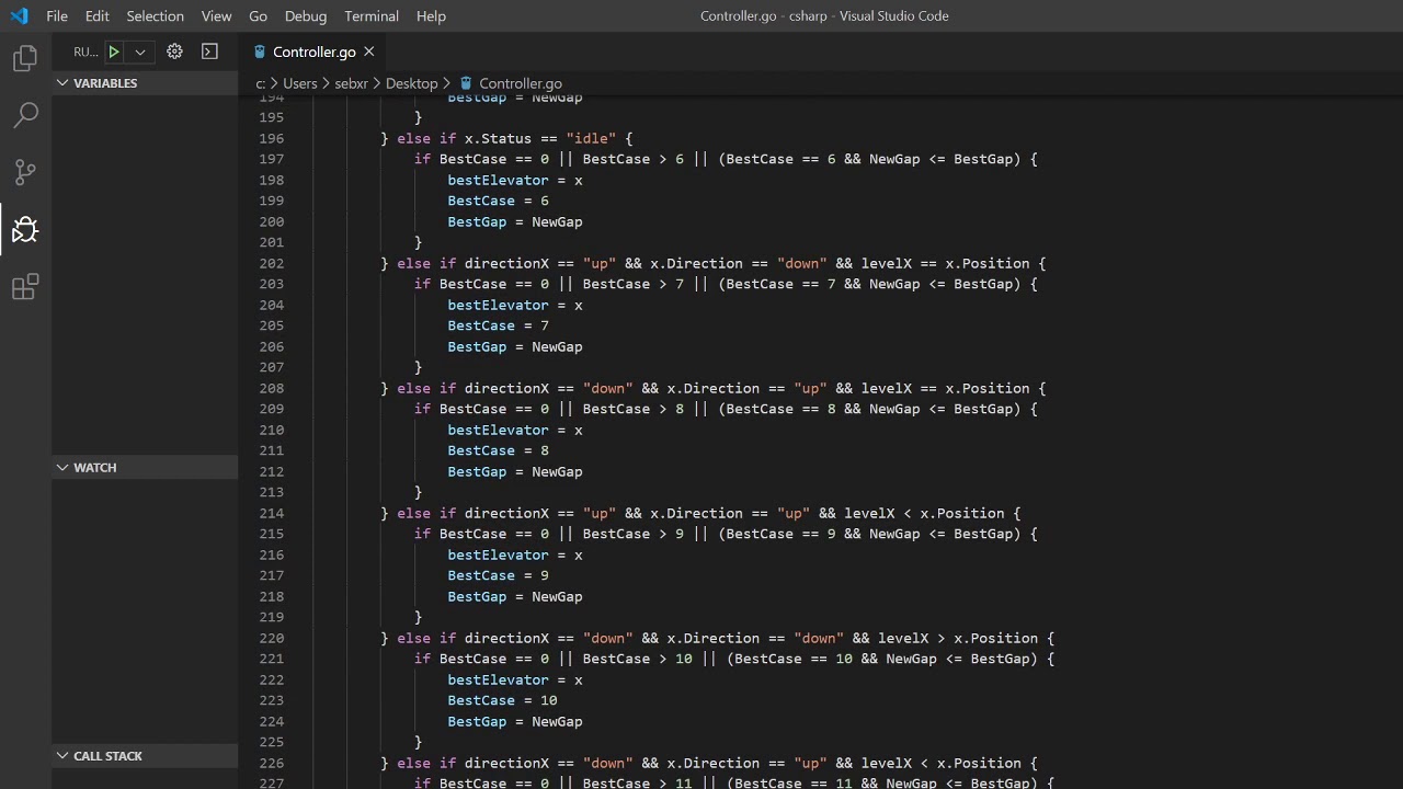 Rocket Elevators Controller  in GO language