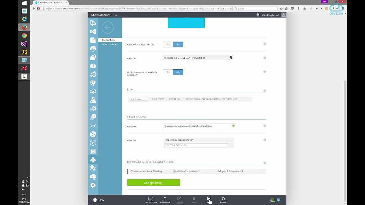 dayzure graph api basics