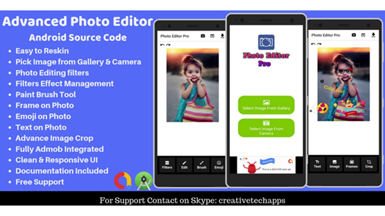 Advanced Photo Editor Android Source Code | Codecanyon Scripts and Snippets
