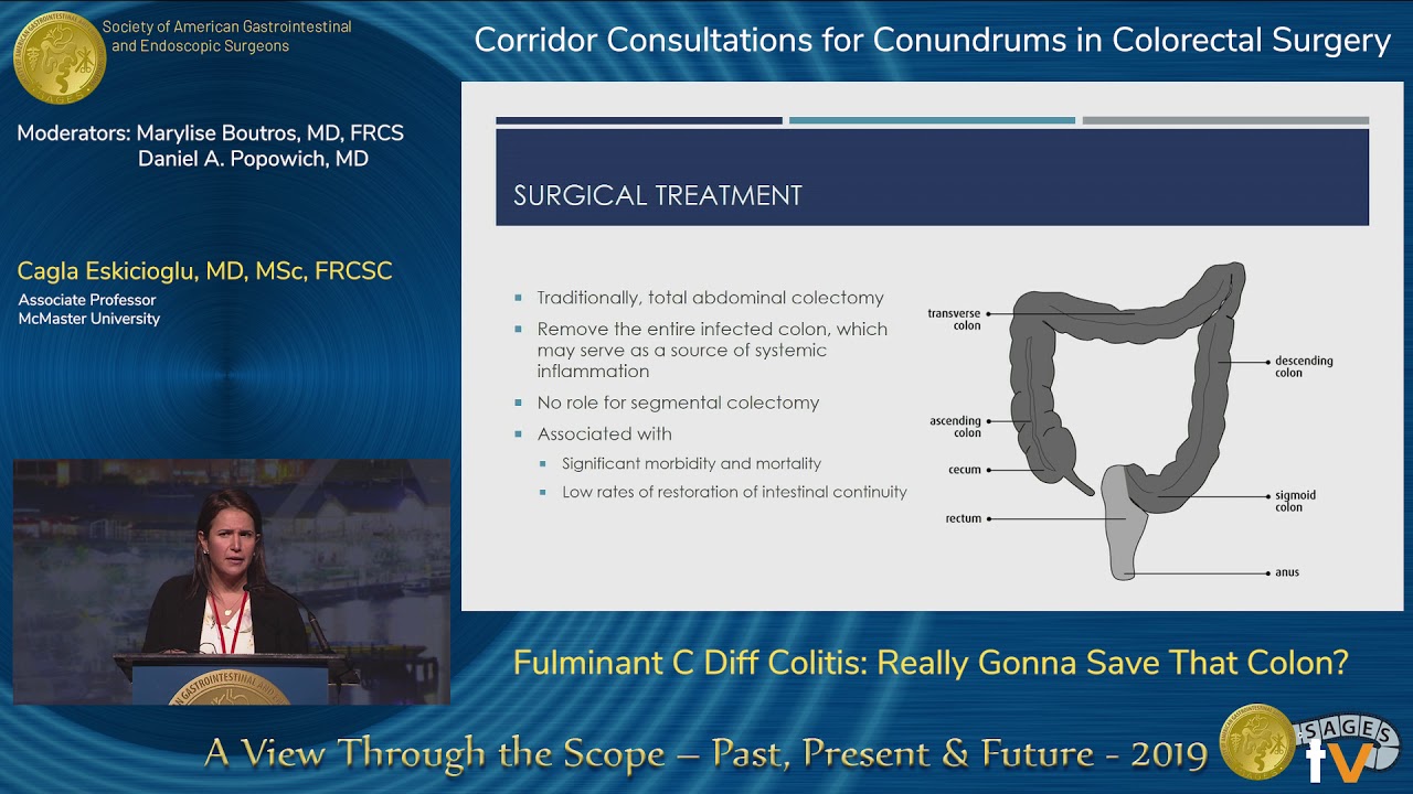 Fulminant C Diff Colitis: Really Gonna Save That Colon?