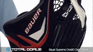 Bauer Supreme One90 Goalie Catch Glove - Intermediate | Pure Hockey ...