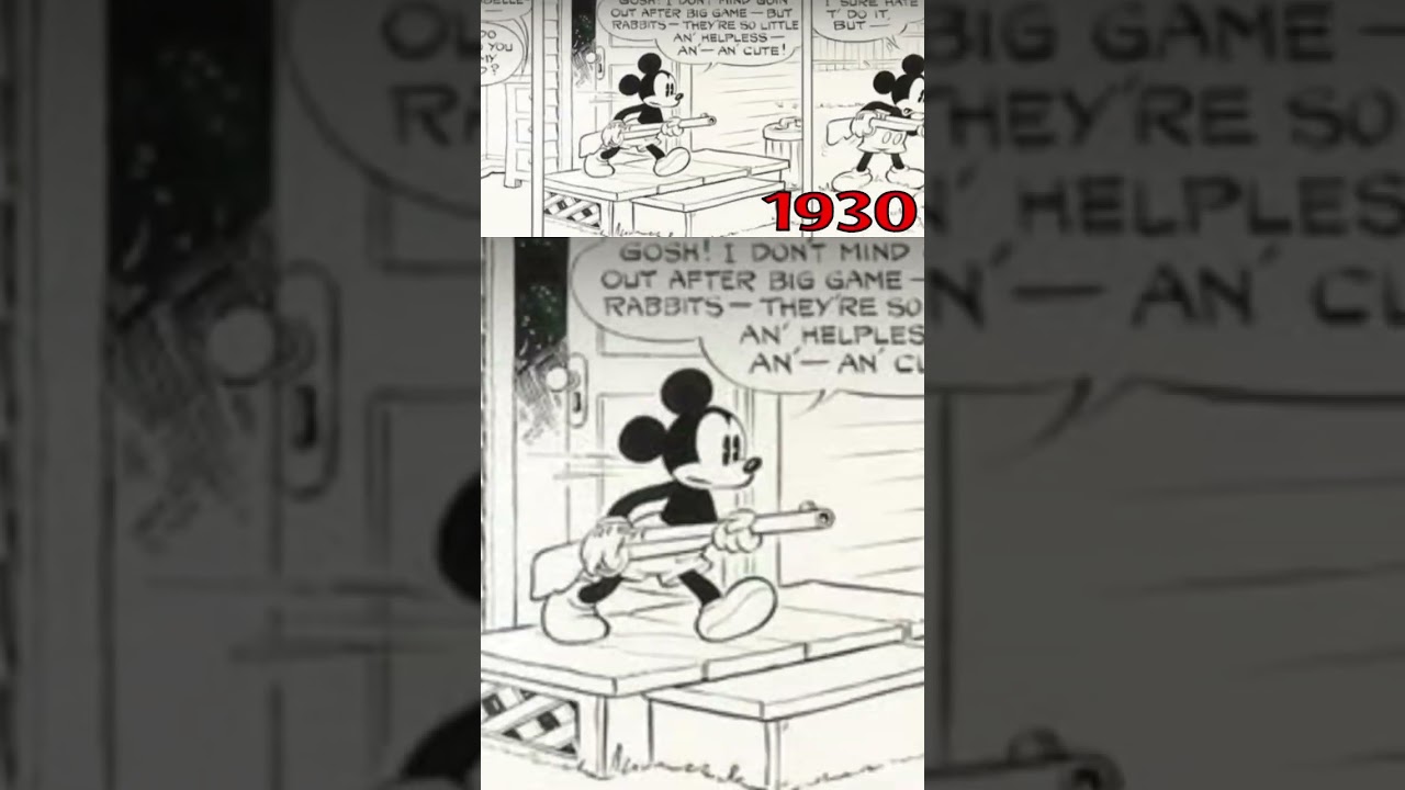 Mickey Mouse 1st Comic Strip