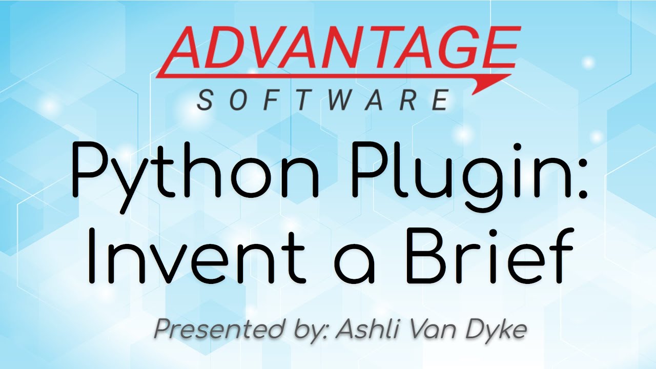 Python Plugin: Invent a Brief