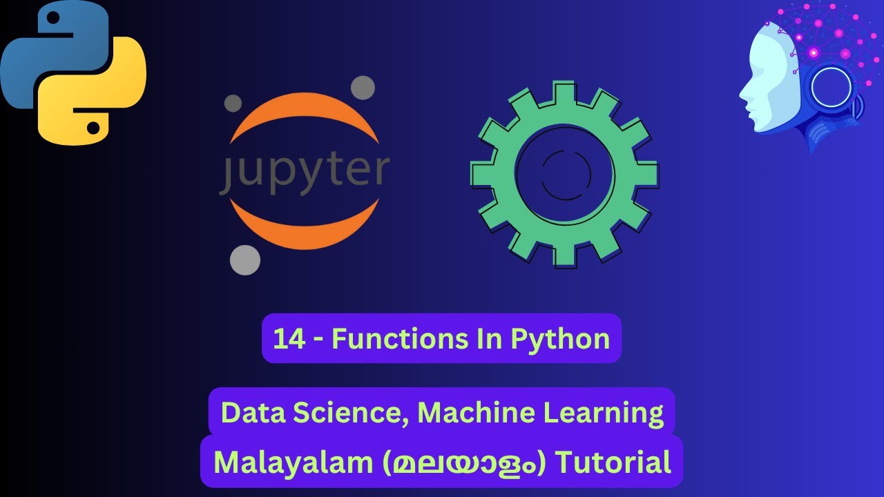 Data Science Machine Learning | 14 - Functions In Python | Malayalam Tutorial #mkoding #ai