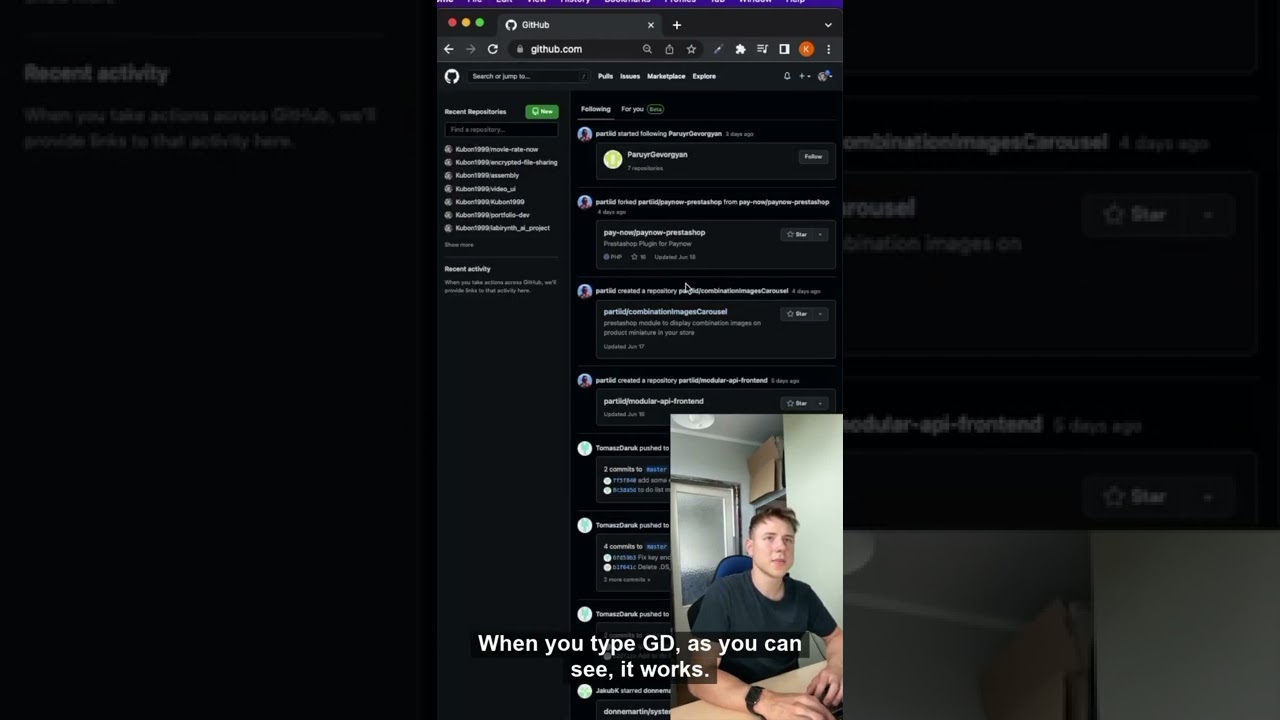 GitHub SHORTCUTS That You Should Know