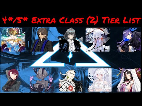 [FGO] SR/SSR Extra Class 2 Tier List (Foreigners, Alter Egos, Pretenders)