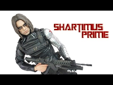 Hot Toys Winter Soldier Captain America Movie Masterpiece MMS 241 1:6 Scale Action Figure Review