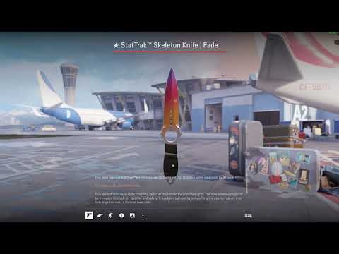 Steam Community :: Video :: CS2: Skeleton Knife Fade StatTrak - Factory ...
