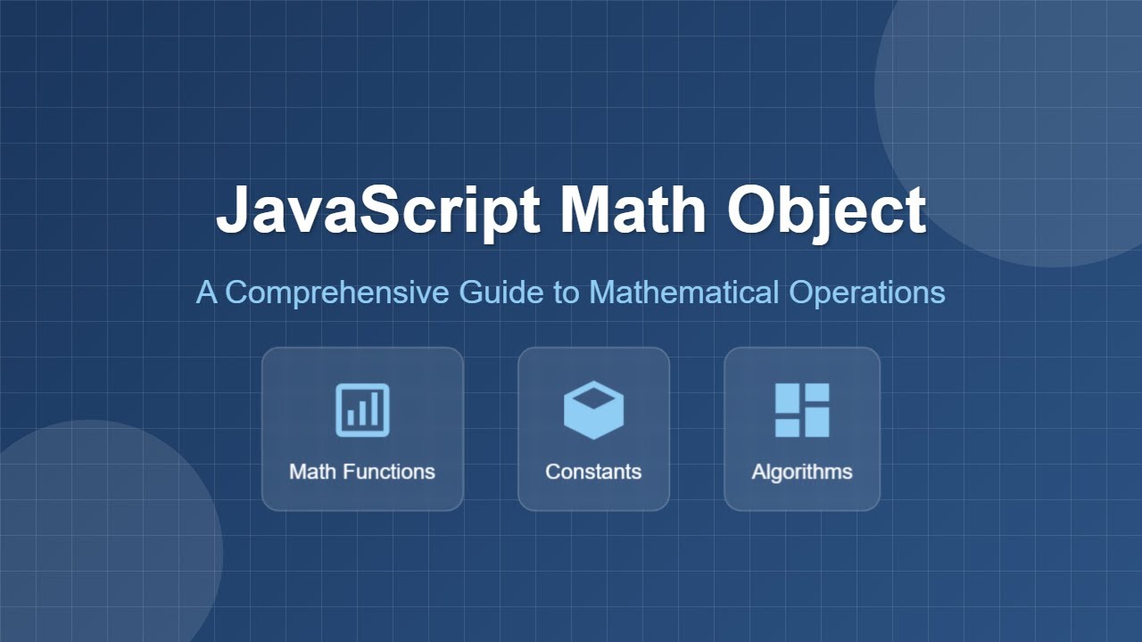 JavaScript Math Object: Master Math Functions & Constants for Beginners 🧮