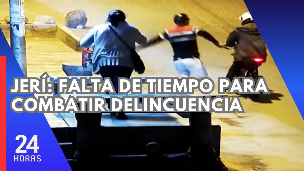 José Jerí: No ganaremos la lucha contra la inseguridad por falta de tiempo